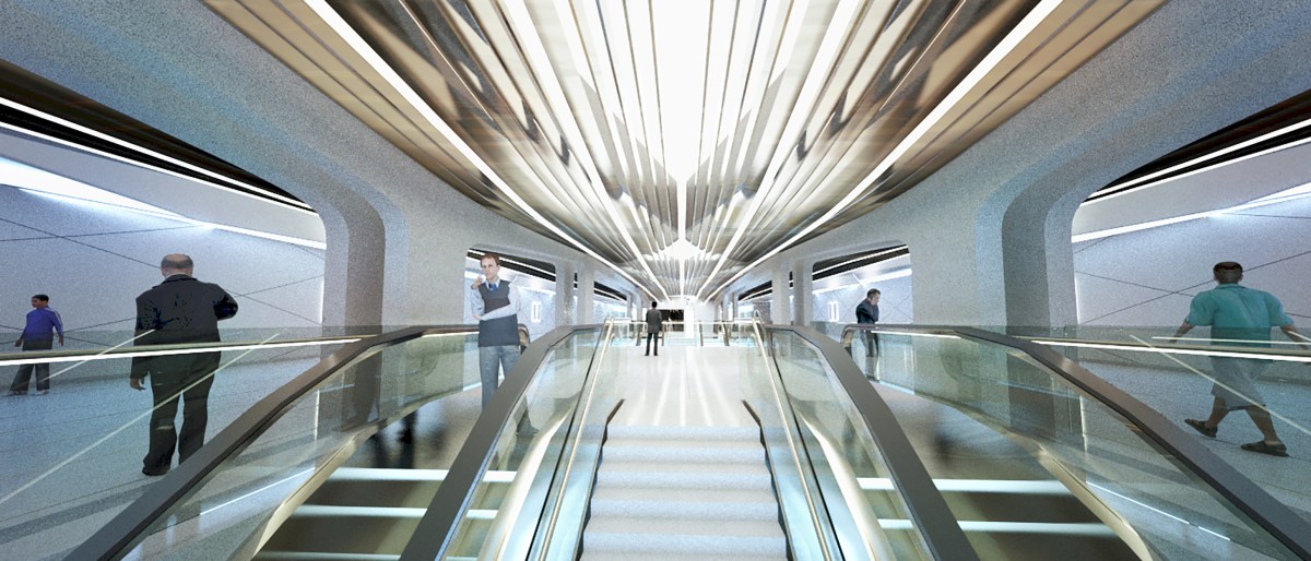 Shenzhen metro stations. Keyuan Station. Shenda East Station ...